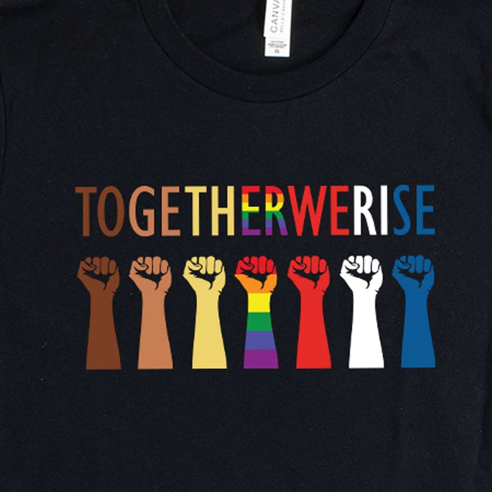 Together We Rise Unisex Premium T-Shirt - WJS Merchants, LLC